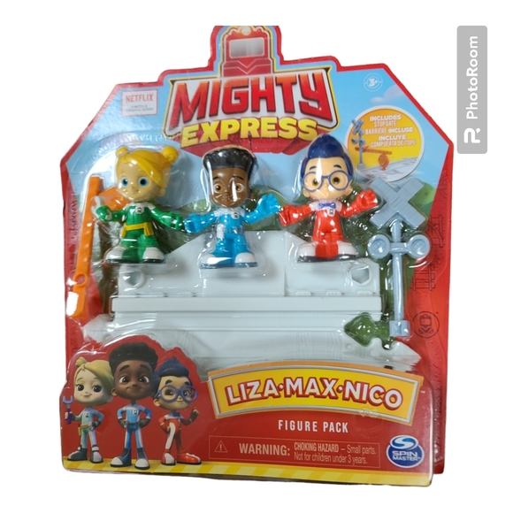 Netflix | Toys | Nip Mighty Express Figures Liza Max Nico Netflix ...